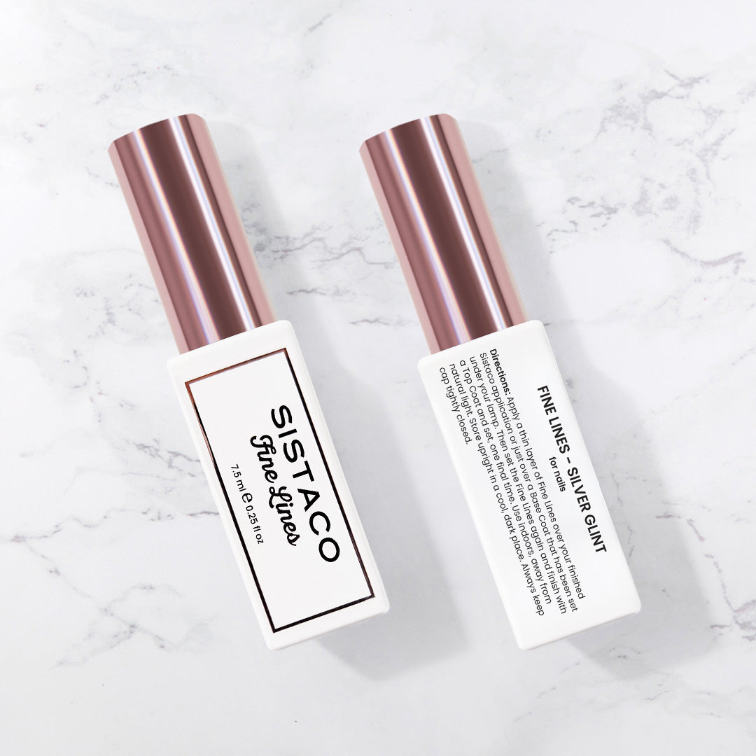 Fine Lines - Silver Glint – Sistaco™ CA